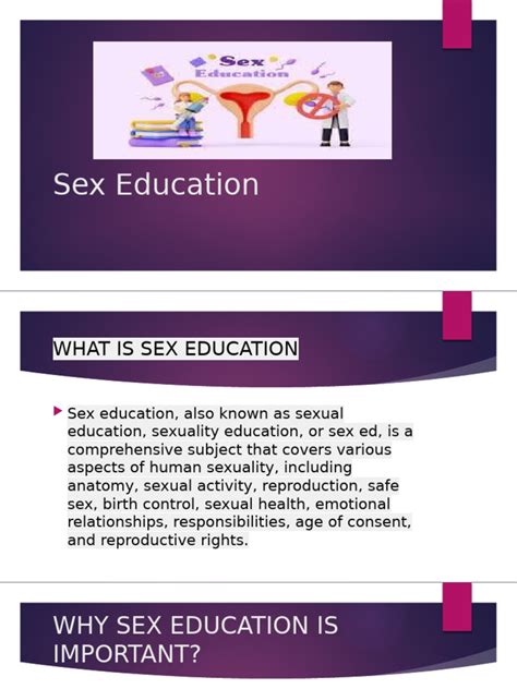 Sex Education Pdf Sex Education Sexually Transmitted Infection