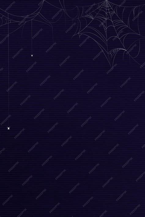 Free Vector Spider Web Blue Background Template Vector