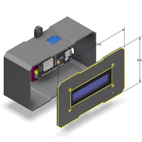Custom LCD Case X I C IIC DHT ESP ESP DOIT Custom Can Be Inbox Shopee Malaysia