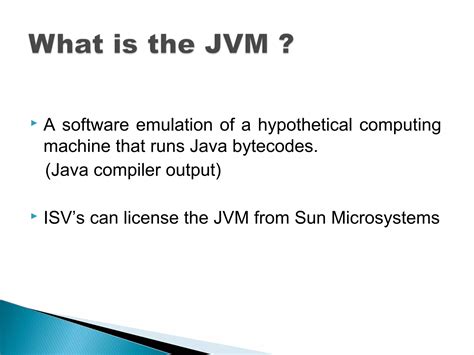 Java Virtual Machine Ppt