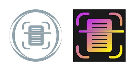 Document Scanning Vector Icon Vector Art At Vecteezy