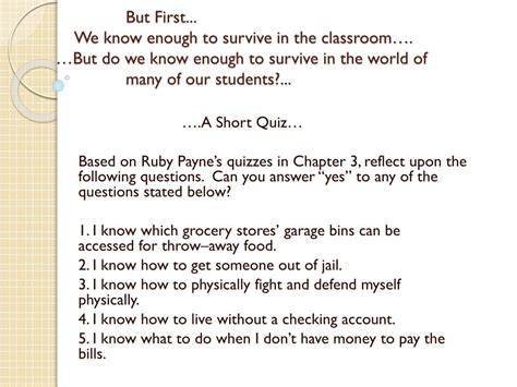 Ppt Ruby K Paynes A Framework For Understanding Poverty Powerpoint Presentation Id 5413543