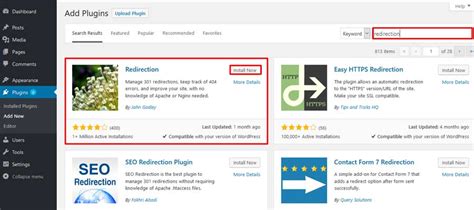Wordpress Guide How To Redirect Links In Wordpress Using Plugin