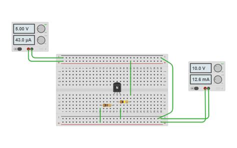 Circuit Design Transistor Bjt Tinkercad
