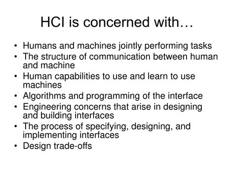 Ppt What Is Hci And Where Does Gui Design Fit In Powerpoint