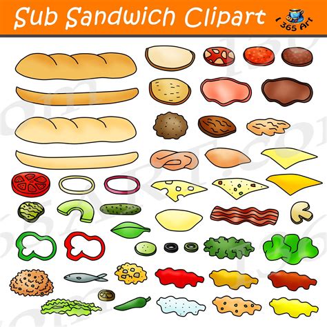 Build A Sandwich Kit Printable Cutouts Artofit