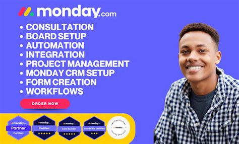 Do Monday Board Setup Workflow Automation Consultation Crm Project Management By Bizbooster