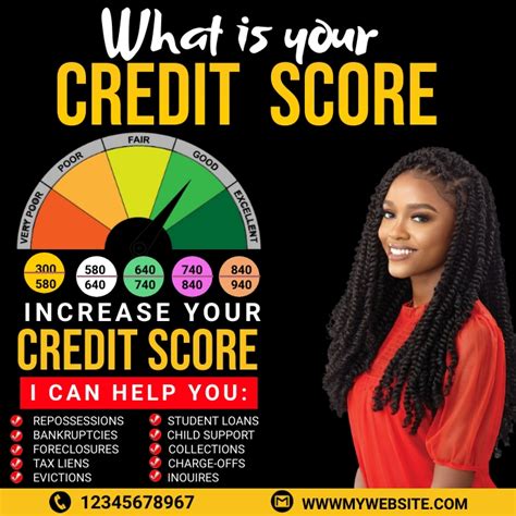 Credit Repair Flyer Template Postermywall