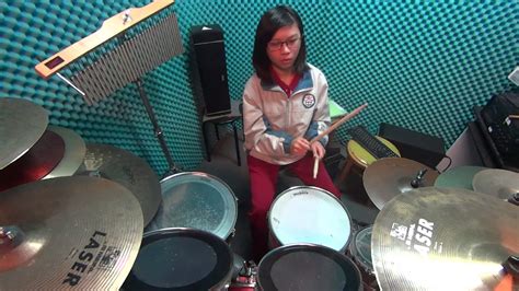 王家蓁 童話 drum Cover 莊漢章打擊工作室 YouTube