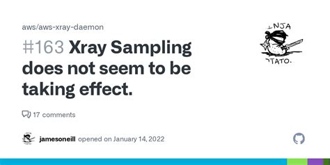 Xray Sampling Does Not Seem To Be Taking Effect · Issue 163 · Awsaws Xray Daemon · Github