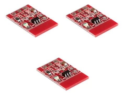 X3 Modulo Sensor Touch Capacitivo Ttp223 Tactil Arduino
