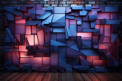 Premium Vector Illustration Of 3d Abstract Digital Technology