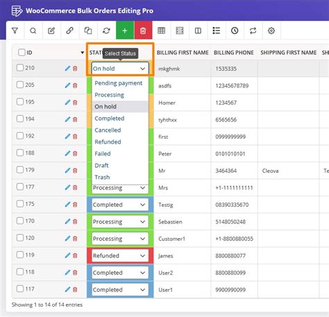 Woocommerce Bulk Edit Orders Woocommerce Order Management Plugin