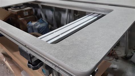 Столешница из керамогранита с закруглееием торца🔥вырез под мойку🔥 Изготовление под заказ Youtube