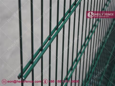 Hesly 868 Double Wire Garden Fencing Twin Wire Mesh Panel High 1
