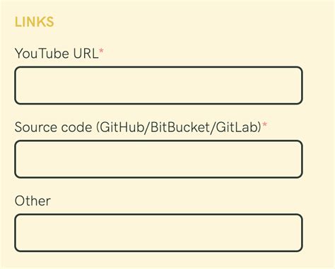 add devpost url as a required field for project submission · issue 418