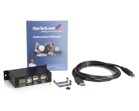 Startech Mountable Port Rugged Industrial Usb Hub