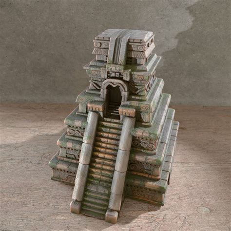 3d Printer Files 3mf File Mayan Temple Creality Cloud
