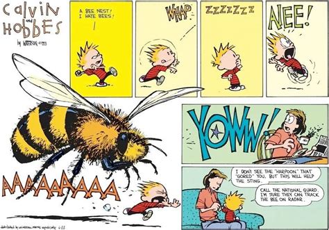 I Hate Bees R Calvinandhobbes