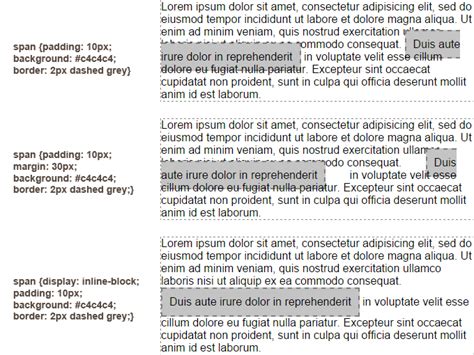 Блочные и строчные элементы