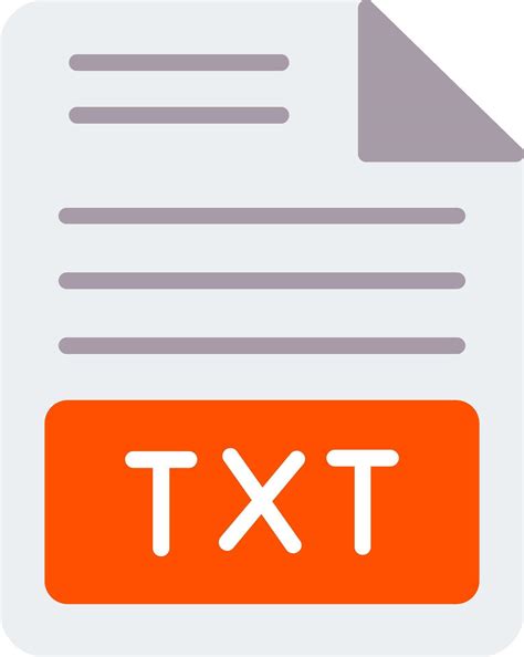 Text File Flat Icon 43308063 Vector Art At Vecteezy