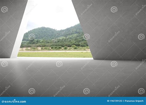 Architecture Space Design Concept 3d Perspective White Wireframe Rendering Black Background