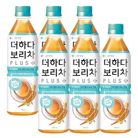 롯데칠성 더하다 보리차 플러스 500mlx6펫 홈플러스 택배배송