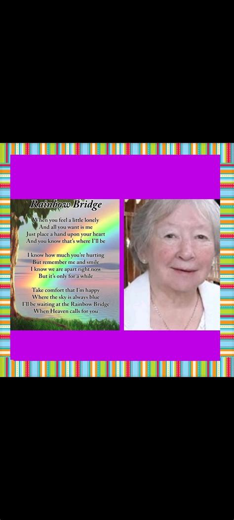 Tribute To Christine Roberts 1944 2022