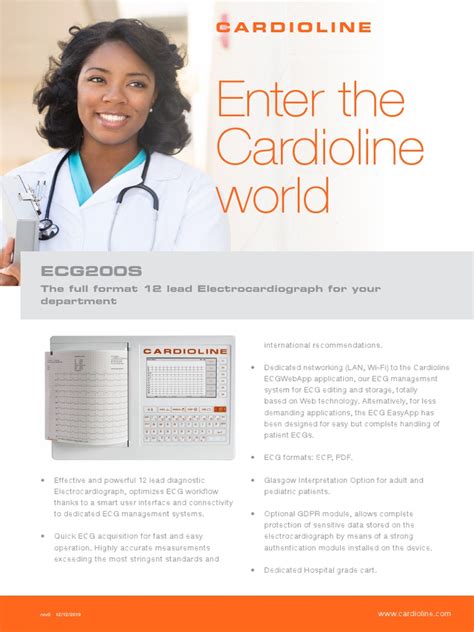 Ecg200s Eng Rev0 Download Free Pdf Electrocardiography Filter Signal Processing