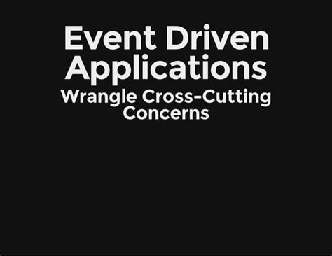 Event Driven Application Pdf