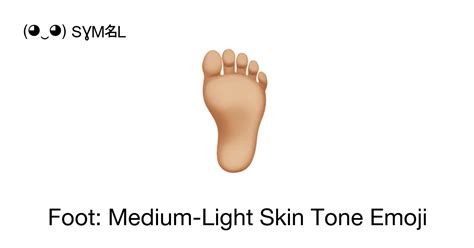 🦶🏼 Foot Medium Light Skin Tone Emoji Meaning Copy And Paste