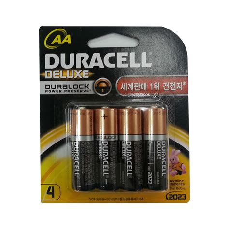 2 1 3개묶음 듀라셀 디럭스aa4입 H 배민 장보기∙쇼핑