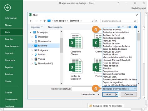 Abrir Un Libro De Trabajo Customguide
