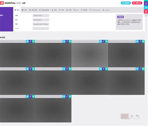 Essential Grid汉化中文版高级精美网格自定义设计wordpress插件介绍 搬主题