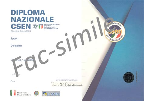 Formazione E Discipline Csen