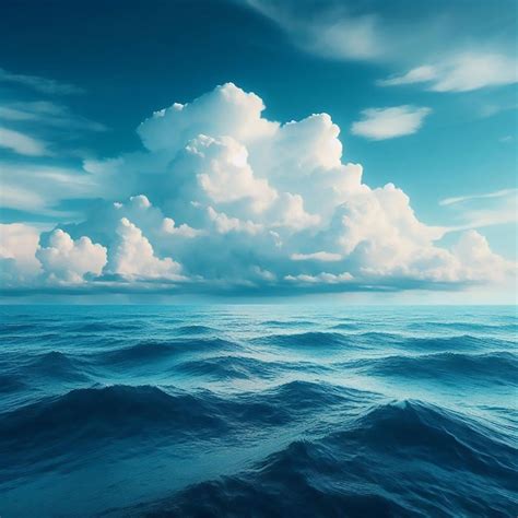 A Large Cloud That Is Floating In The Sky Premium Ai Generated Image