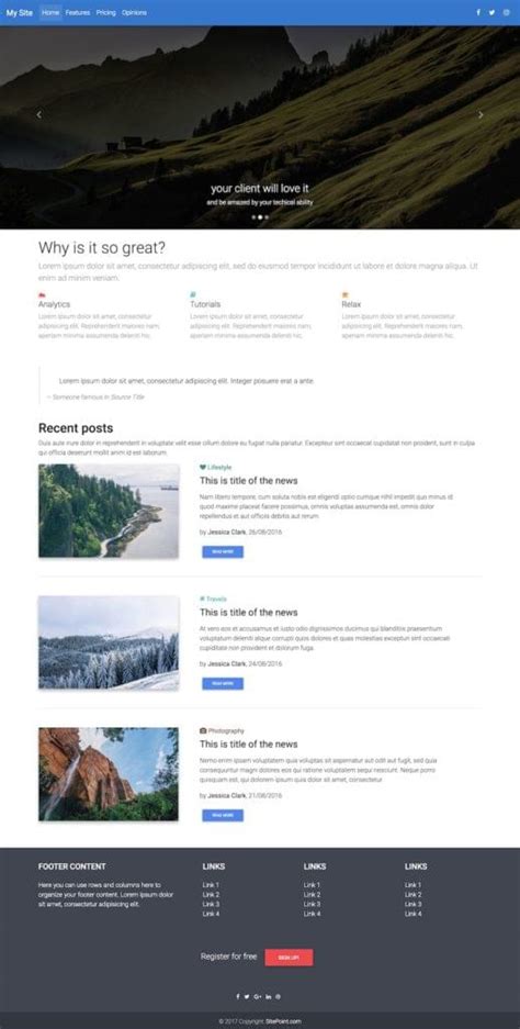 how to get started with material design for bootstrap — sitepoint