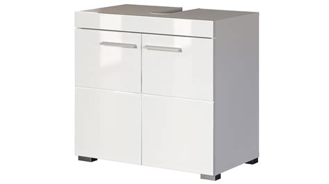 Waschbeckenunterschrank Weiß Hochglanz 60 Cm Amanda Von Möbelfundgrube Für 89 99 € Ansehen