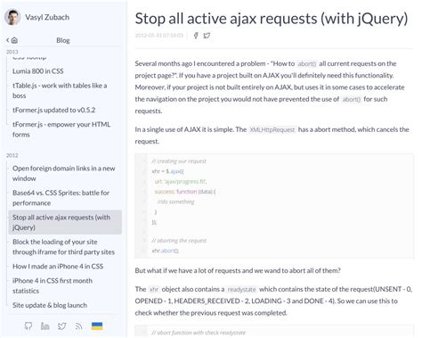 Stop All Active Ajax Requests With Jquery