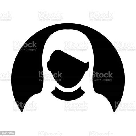 플랫 컬러 문양 그림에 사람 아이콘 벡터 여자 기호 원 프로필 아바타 로그인 감독에 대한 스톡 벡터 아트 및 기타 이미지 감독 경영자 고객 Istock