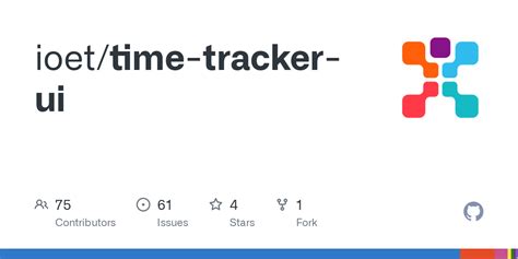 github ioet time tracker ui