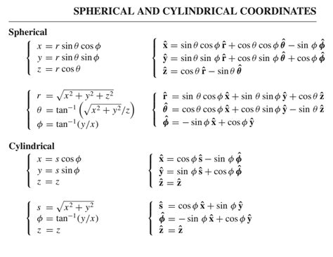 Solved Spherical And Cylindrical Coordinates Spherical X