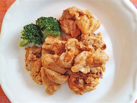 チキンのカレー風味漬け焼き：アスレシピ