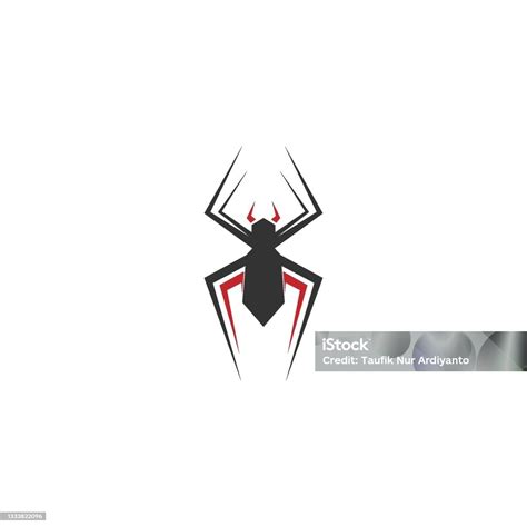 스파이더 로고 아이콘 디자인 컨셉 템플릿 일러스트레이션 거미에 대한 스톡 벡터 아트 및 기타 이미지 거미 거미류 거미줄
