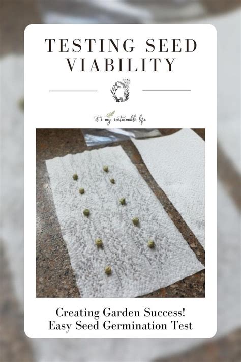 How To Test For Seeds Viability And Seed Viability Chart Seed