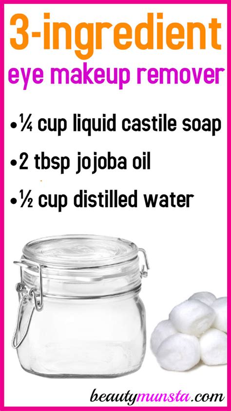 Diy Eye Makeup Remover Beautymunsta Free Natural Beauty Hacks And More