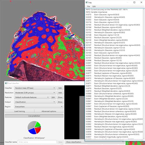 Analyzing Brightfield Images Pixel Classifier — Image Scientist