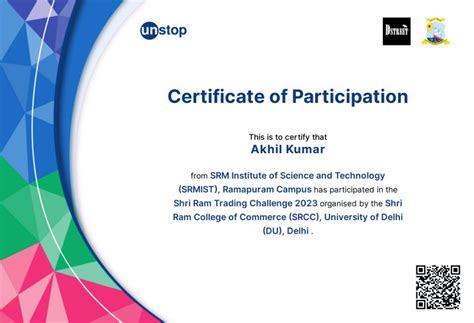 Akhil Kumar On Linkedin Connections Certificateofparticipation