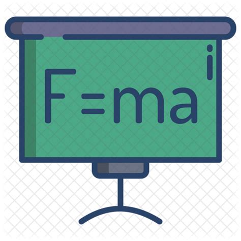 Physics Class Icon Download In Colored Outline Style