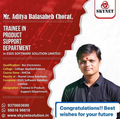 kishor ahire on linkedin congratulations aditya